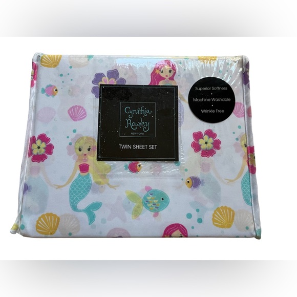 Cynthia Rowley | Bedding | Cynthia Rowley Mermaid Twin Sheet Set 3 ...